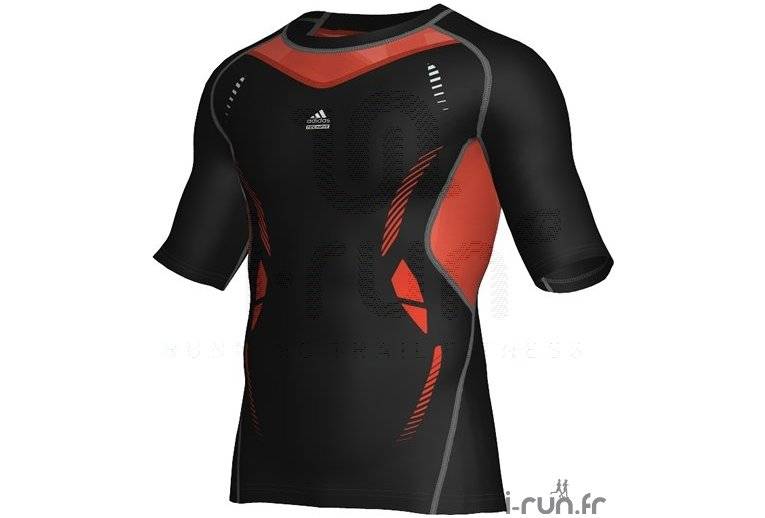 adidas Tee-shirt TechFit Preparation homme pas cher - X18671