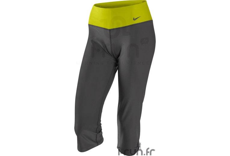 Nike Legend Slim Poly Capri femme - Vêtement fitness pas cher - 419377-065