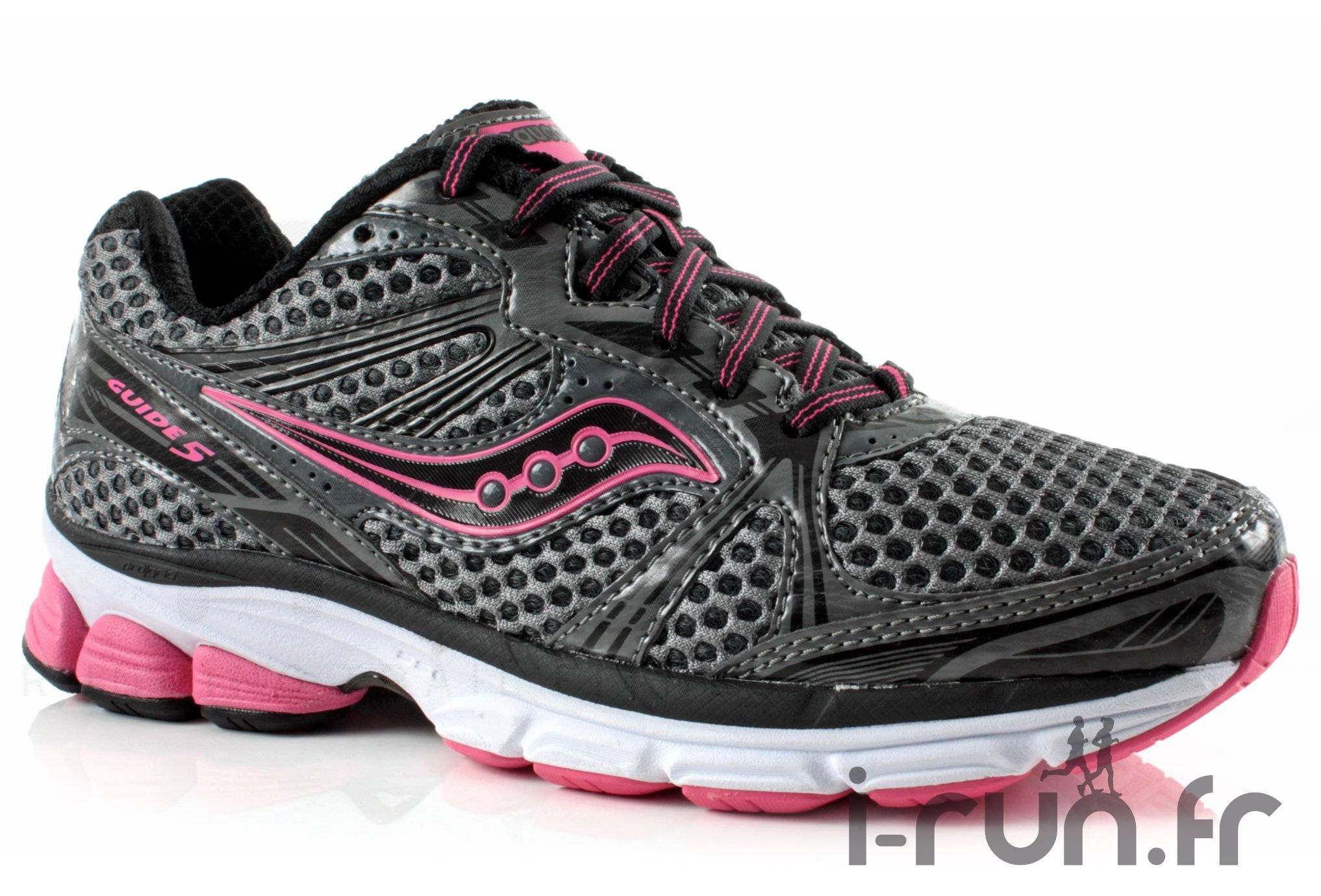Saucony ProGrid Guide 5 W femme pas cher - 10140-2 GRY/BLK/VPP